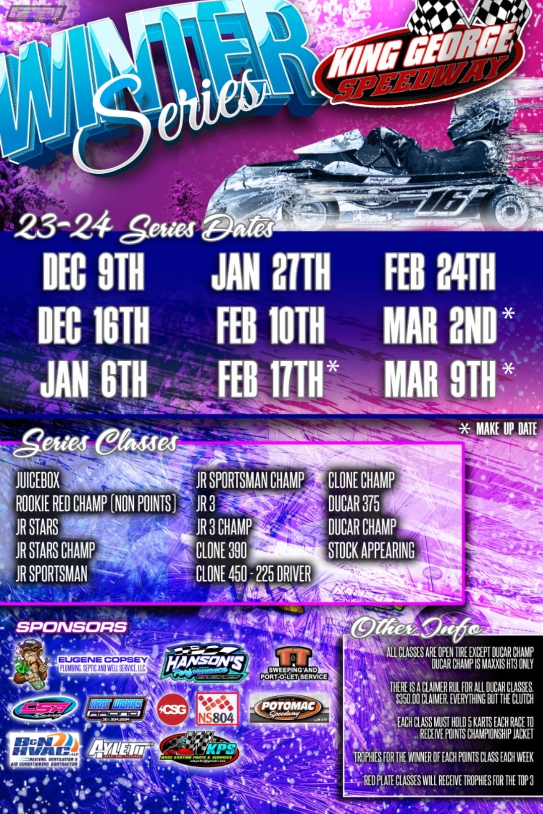 Schedule – King George Speedway